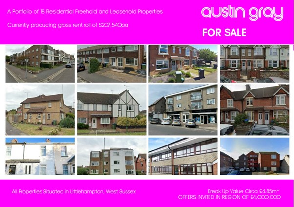 AUSTIN GRAY - SELLS LARGE PORTFOLIO OF 20 PROPERTIES - Austin Gray